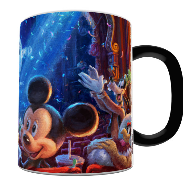 Morphing Mugs Disney 90 Years of Mickey Anniversary Thomas Kinkade Morphing Mugs Heat-Changing ...